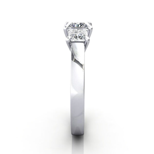 Princess Cut Trilogy Diamond Ring Platinum RT10 | PD NZ