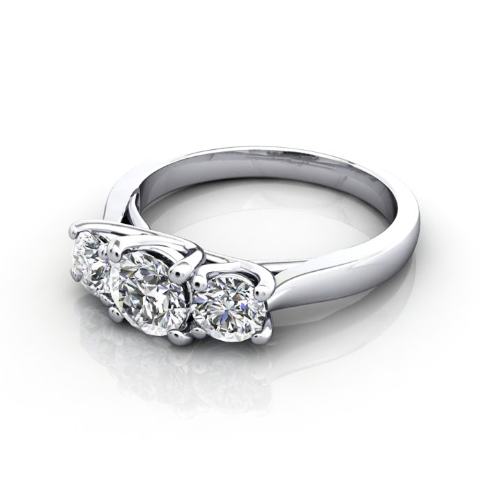 Trilogy Diamond Ring RT9 | Polished Diamonds NZ